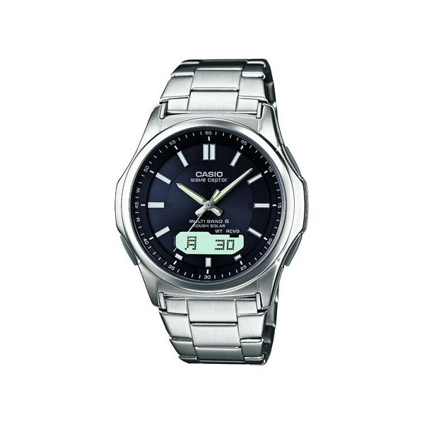 在庫状況：在庫僅少/2012年08月 発売/◆ケースサイズ：45.1×42.1mm◆5気圧防水◆ケース/バンド素材：樹脂、ステンレス/ステンレス◆電波受信機能　◆ワールドタイム　◆ストップウオッチ　◆タイマー