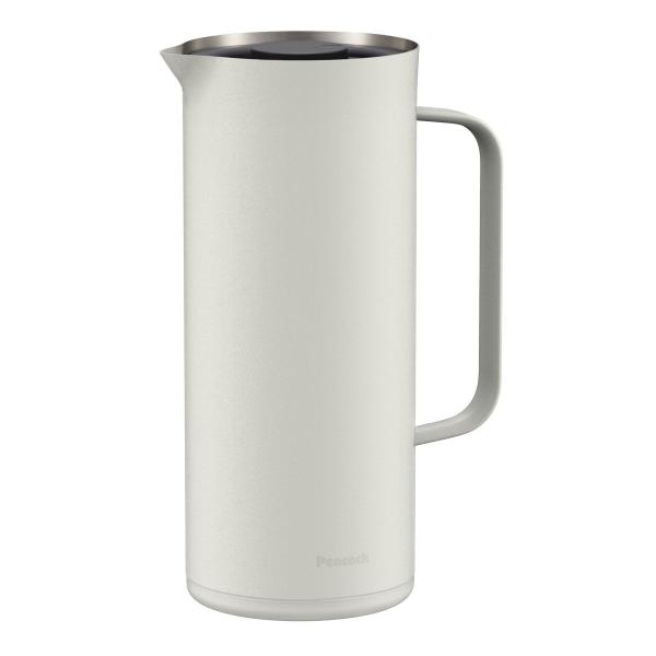 在庫状況：お取り寄せ/お届け：約10日/2024年02月 発売/◆ステンレス真空二重構造で、しっかり保温保冷します◆栓は180°回転で開閉する簡単操作です◆奥までお手入れがしやすい幅広設計です。(口径：約7.6cm)/[AHW101W]