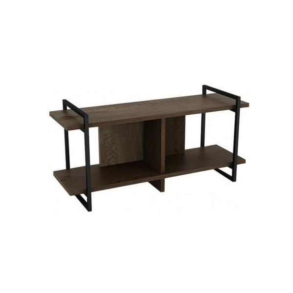 在庫状況：お取り寄せ/7日〜10日で出荷/※仕様やパッケージは、リニューアルなどの理由で変更になっている場合がございます。予めご了承下さい。◆落ち着いた木目のカントリーオーク×デザインを引き締めるブラックスチール!◆高さを押さえているのでリ...