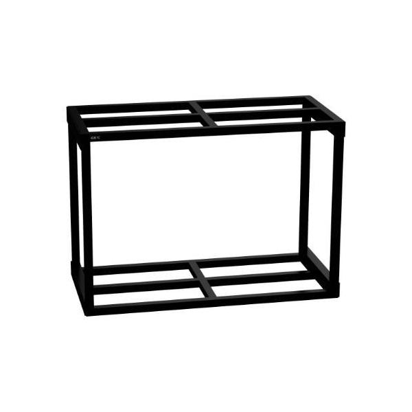 在庫状況：お取り寄せ/7日〜10日で出荷/※仕様やパッケージは、リニューアルなどの理由で変更になっている場合がございます。予めご了承下さい。◆組立が簡単なシンプル構造のスチール製水槽台。◆お部屋に合わせやすいブラック塗装。◆組立簡単、高い強...