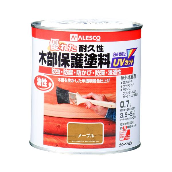 在庫状況：お取り寄せ/お届け：1〜2週間◆※塗装後も保護成分の臭いが若干残りますので、屋内木製品の塗装には不向きです。◆木目を生かしたまま表面に塗膜を作らず着色するので、木材の持つ自然な風合いを引き立たせます。◆木材保護成分も配合されている...