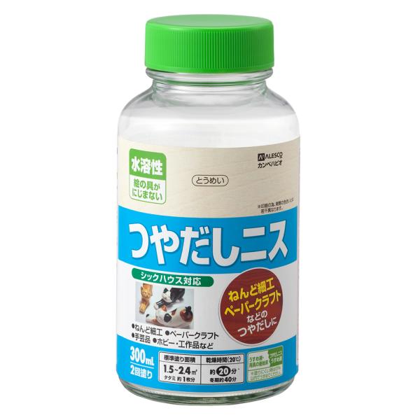 在庫状況：お取り寄せ/お届け：1〜2週間◆絵の具やポスターカラーの上から塗っても溶かさず、にじまず、美しいつやありとうめいに仕上がります。◆耐水性のある丈夫な塗膜をつくり、長期間汚れを防ぎます。◆紙ねんど細工、ペーパークラフト、ホビー・工作...