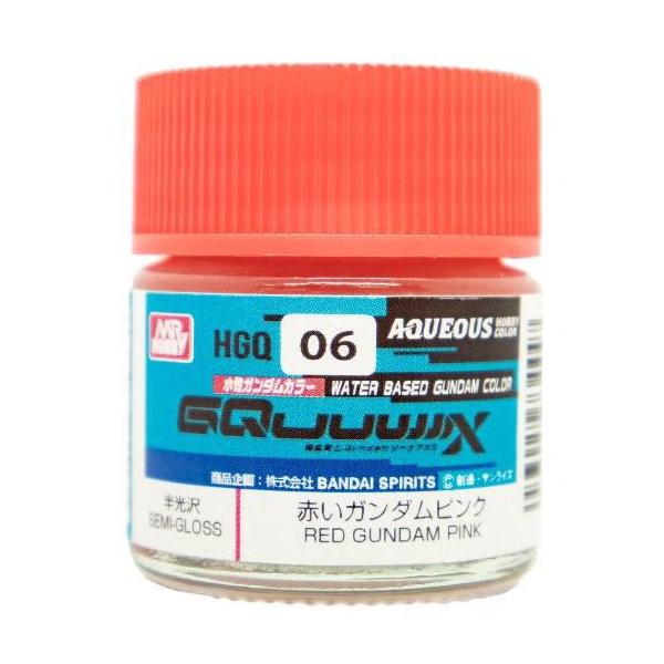 在庫状況：在庫僅少/2025年07月 発売/※画像はイメージです。実際の商品とは異なる場合がございます。GSIクレオス 水性ガンダムカラー 『機動戦士Gundam GQuuuuuuX』用カラー 赤いガンダムピンク です。