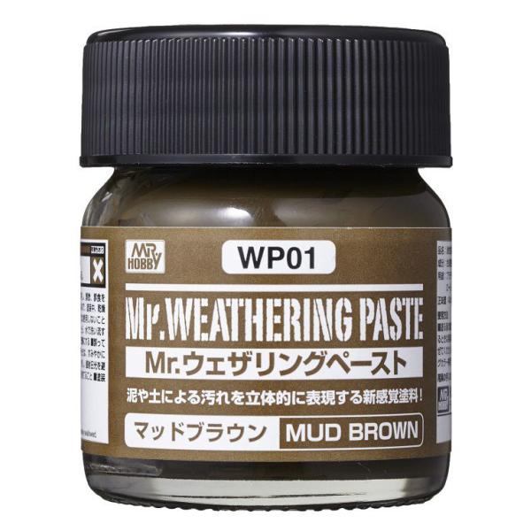在庫状況：お取り寄せ/3日〜6日で出荷/※画像はイメージです。実際の商品とは異なる場合がございます。GSIクレオス　Mr.ウェザリングペースト マッドブラウン です。