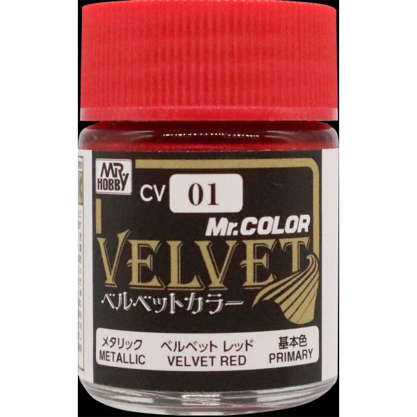 在庫状況：在庫あり/2024年12月 発売/※画像はイメージです。実際の商品とは異なる場合がございます。GSIクレオス Mr.カラー ベルベットカラー ベルベットレッドです。