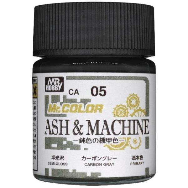 在庫状況：在庫あり/2025年01月 発売/※画像はイメージです。実際の商品とは異なる場合がございます。GSIクレオス Mr.カラー ASH＆MACHINE -鈍色の機甲色-シリーズ カーボングレー です。