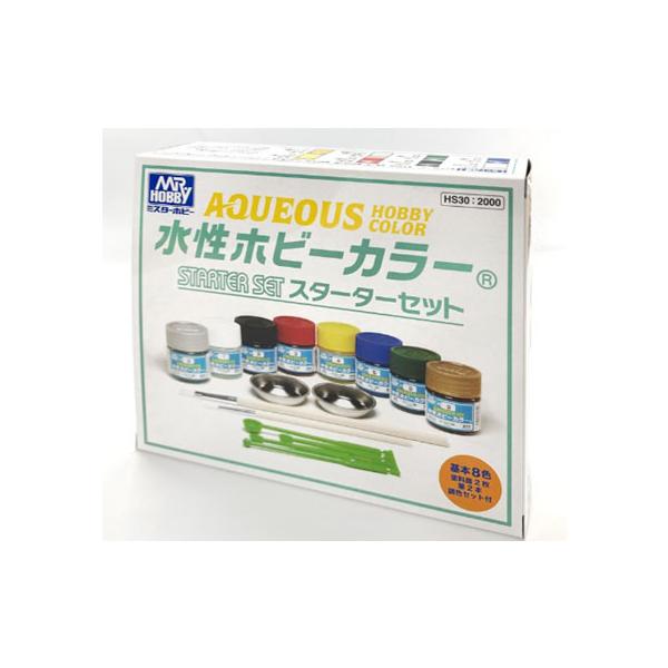 在庫状況：在庫あり/2024年02月 発売/※画像はイメージです。実際の商品とは異なる場合がございます。GSIクレオス 水性ホビーカラースターターセットです。
