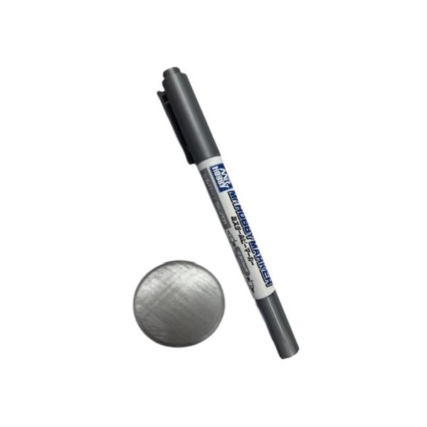 在庫状況：在庫僅少/2023年12月 発売/※画像はイメージです。実際の商品とは異なる場合がございます。GSIクレオス ミスターホビーマーカー　シルバー です。