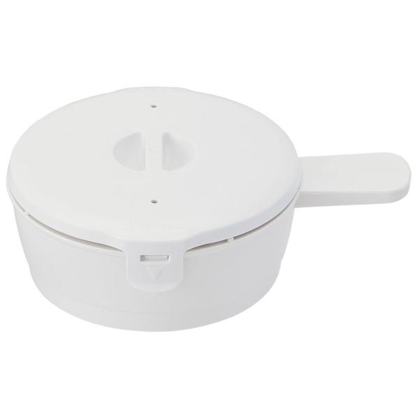 在庫状況：お取り寄せ/◆電子レンジで簡単にチーズフォンデュが楽しめます。◆市販のカマンベールチーズ(約100g)がまるごと入るサイズです。/[RMD1Nホワイト]