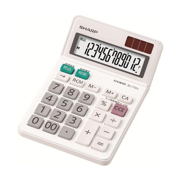 在庫状況：お取り寄せ/お届け：約2週間/2014年05月 発売/◆表示部を保護するアクリル表示パネル◆見やすい表示角度が選べるチルトディスプレイ◆税込、税抜計算が簡単にできる税計算機能/[EL772JX]