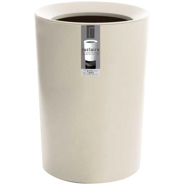 在庫状況：お取り寄せ/7日〜10日で出荷/◆ゴミ袋を隠してスタイリッシュな空間を演出する2重構造。◆リビング空間にもマッチするモダンなデザインです。◆内側に窪んだフチがゴミのこぼれ落ちをガードします。・サイズ(約)：直径22.2×高さ31....