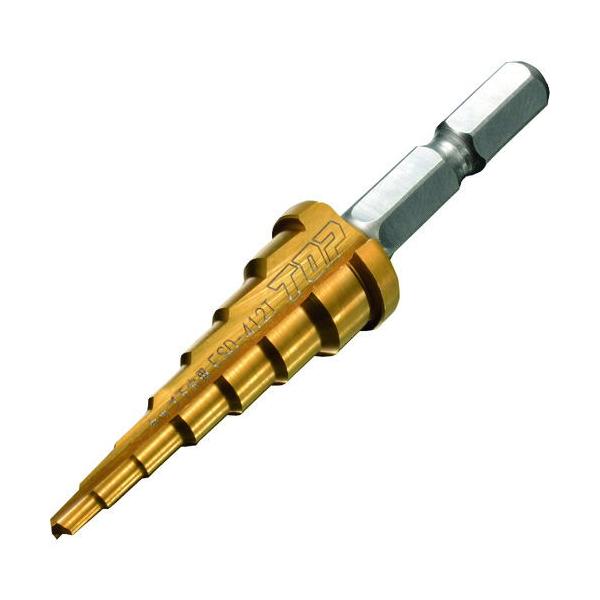 在庫状況：お取り寄せ/取引先在庫あり3日〜5日で出荷/※充電式ドライバードリルの場合は12V以上をご使用ください。※ステンレス板には必ず切削油をご使用ください。◆タップの下穴専用のステップドリルです。◆6サイズがひとつになっており、面倒なド...