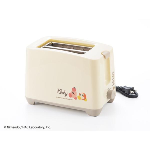 在庫状況：お取り寄せ/2026年03月 発売/◆かわいくて、ちゃんと便利。毎日をちょっと楽しくする、星のカービィの家電シリーズ。カービィとワドルディの焼き目がかわいいポップアップトースター。/[ホシノカビイトスタ]