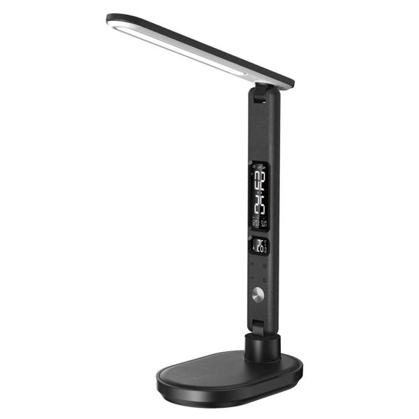 在庫状況：お取り寄せ/◆照射角度の調節が可能(上下左右約180°)◆デジタル表示機能付き(温度・時刻・カレンダー)◆アラーム・スヌーズ機能付き 目覚まし時計としても使える/[ZLT20BK]