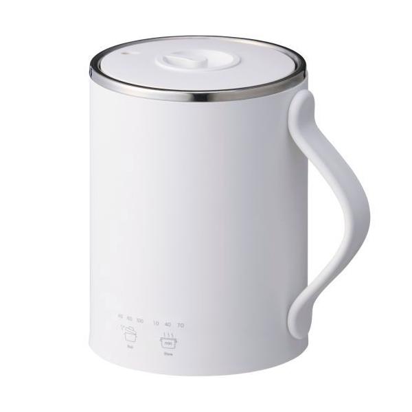 在庫状況：お取り寄せ/◆手軽に作れるマグカップ型電気なべ◆邪魔にならないコンパクトサイズ◆忙しい方にぴったり!温め直し＆長時間保温/[TGM20AW]