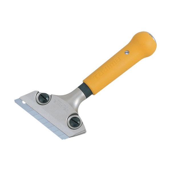 在庫状況：お取り寄せ/取引先在庫あり3日〜5日で出荷/◆ブレード固定に2本のダブルねじを採用、激しい仕事にも対応する替刃式スクレーパーです。◆ブレード交換時、脱落による事故を防ぐセーフティーばねを採用しました。◆ハンマーで叩ける鋼製グリップ...