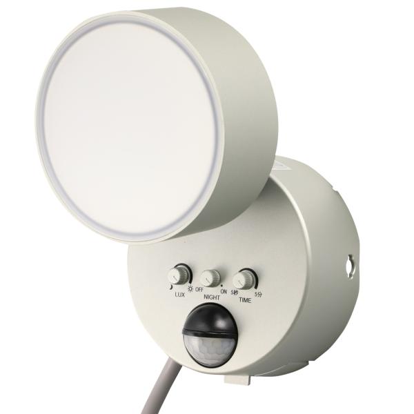 在庫状況：お取り寄せ/3日〜5日で出荷/2023年10月 発売/◆人や車の動きを検知して点灯する小型LEDセンサーライト◆小型でも十分な明るさ(1000lm)を実現◆照射エリアを自由自在に変更でき、照らしたい箇所を確実に照射できる/[DSL...