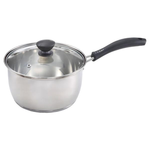 在庫状況：お取り寄せ/◆熱伝導に優れた3層底構造。◆たっぷり容量の深型タイプで、調理中の中身が見えるガラス蓋仕様です/[ND5993ベストコ]