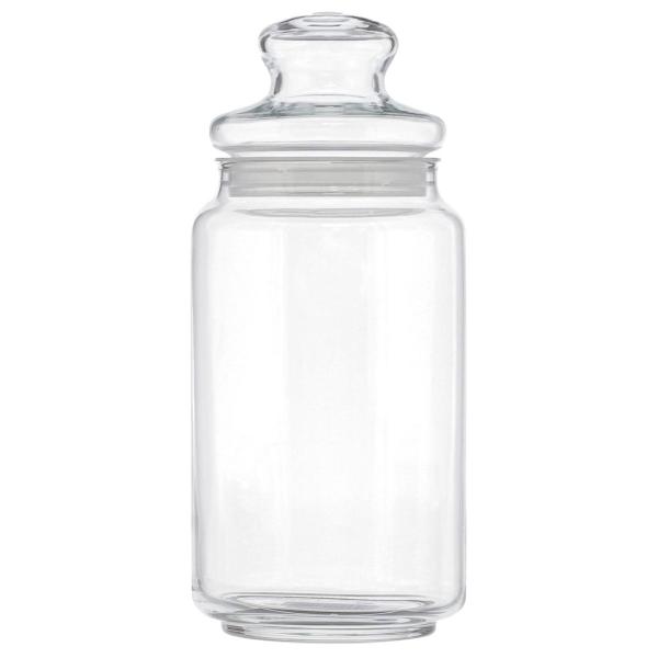 在庫状況：お取り寄せ/※電子レンジ・オーブン不可◆お菓子など乾いた食品、ハーブやスパイスなどの保存に◆食品以外でも小物入れにもお使いいただけます◆フタの部分のつまみが大きいのでフタを持ち上げたり回したりするときにも便利・容量：1.0L/[N...