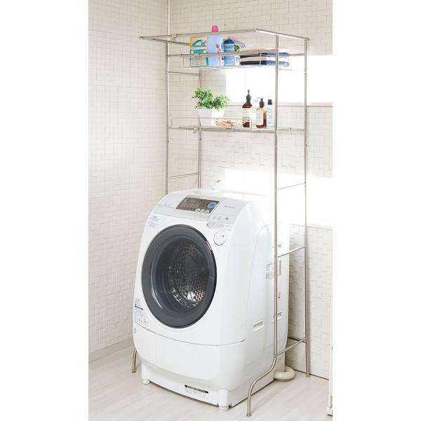 在庫状況：お取り寄せ/7日〜10日で出荷/◆メッシュ棚だから小物を収納するのに便利◆下段の棚を斜めにすれば箱の中身が取り出しやすい(箱は別売り)◆洗濯物の掛けができるハンガー掛け付・サイズ(約)：670〜780×520×1840mm/[NY...