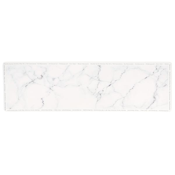 在庫状況：お取り寄せ/◆大理石デザインのキッチンマット。◆厚さ6mmなので程よいクッション性があります。◆狭いキッチンスペースにも安心して使える幅40cm設計！/[NX191ベストコ]