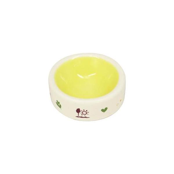 在庫状況：お取り寄せ/7日〜10日で出荷◆※仕様やパッケージは、リニューアルなどの理由で変更になっている場合がございます。予めご了承下さい。◆小鳥用の陶器製食器。◆小鳥に倒されにくいずっしり重量。◆内側が黄色で投薬やサプリ等で水に色がついて...