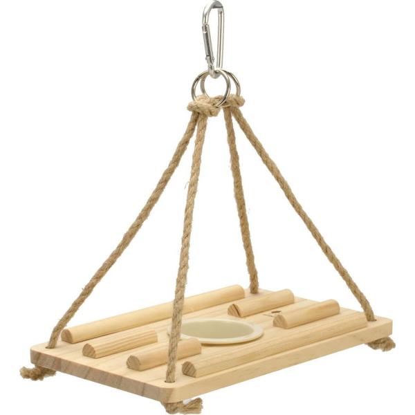 在庫状況：お取り寄せ/7日〜10日で出荷/※仕様及び外観は改良のため予告なく変更される場合がありますので、最新情報はメーカーページ等にてご確認ください。大きなサイズで安定感一緒におしゃべり、いかだモチーフ◆小鳥との生活をより豊かに〜環境エン...