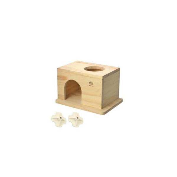 在庫状況：お取り寄せ/5日〜7日で出荷/※商品画像とデザイン・カラーが異なる場合がございます。予めご了承下さい。※諸注意・本品は小動物用木製ハウスです。ほかの目的には使用しないでください。・火気には近づけないでください。・状況によって危険を...