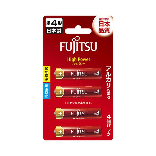 在庫状況：お取り寄せ/◆ワイドレンジ性能をさらに向上させた高性能アルカリ乾電池◆大電流機器から中電流機器に適しています◆長期保存後でもパワーたっぷり・アルカリ乾電池単3形 4本パック/[LR03FH4B]