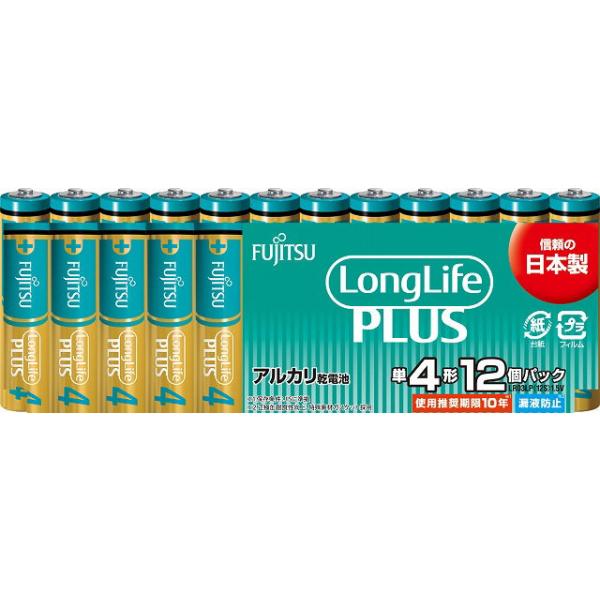 在庫状況：お取り寄せ/お届け：1〜2週間/◆高い信頼性とコストパフォーマンスを誇るスタンダードタイプのアルカリ乾電池◆FDK独自のトリプルブロックで保存中の液漏れを防止◆防災備蓄用として、10年の保存が可能・アルカリ乾電池単4形 12本パッ...