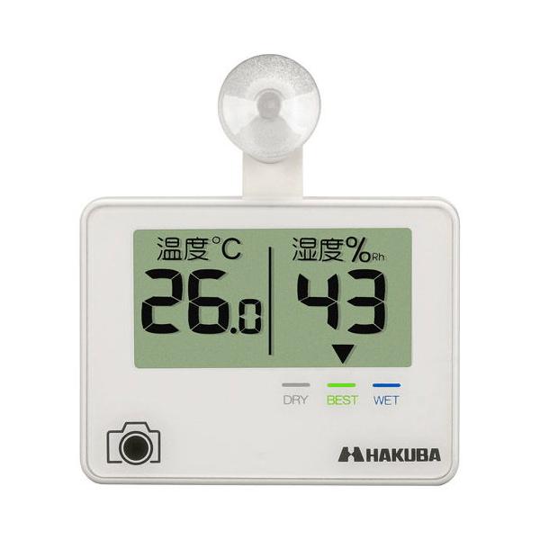 在庫状況：お取り寄せ/3日〜5日で出荷/◆カメラ・レンズの保管場所の湿度と温度管理に役立つ、デジタル温湿度計◆カメラやレンズの保管に対しての湿度値の状態を三段階で示す機能により、保管場所の環境が一目で分かる◆保管ボックスの外からでも見やすい...