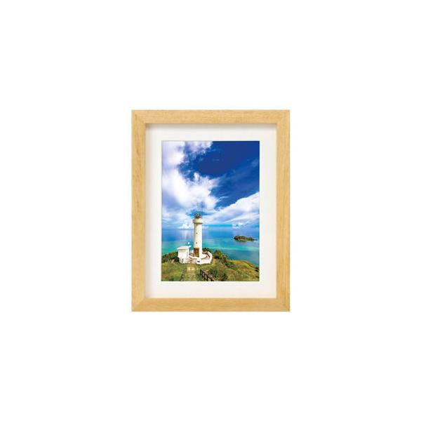 在庫状況：お取り寄せ/お届け：約2週間◆2016年10月 発売/◆さまざまなお写真に合うシンプルな角形の写真用木製額縁。◆スタンド付き。/[FWMM01NT2L]