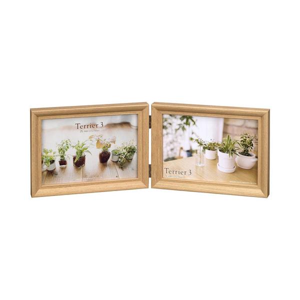 在庫状況：お取り寄せ/3日〜5日で出荷/2017年05月 発売/◆置く場所を選ばないコンパクトなサイズながら奥行感のあるラウンドした枠が写真を引き立てるインテリアフレーム◆写真を選ばずお部屋を飾れるラウンド形状の小型2面フォトフレーム◆向き...