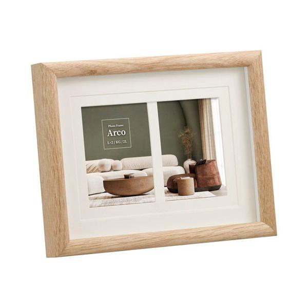 在庫状況：お取り寄せ/3日〜5日で出荷/2025年11月 発売/◆前面板やスペーサーの順番を入れ替えることで、3通りの異なる奥行き感を表現できる木製フォトフレーム◆美しい天然木の木目があたたかい雰囲気を演出します◆付属している3枚のマット紙...