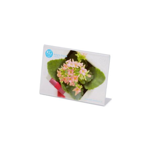 在庫状況：お取り寄せ/3日〜5日で出荷/2016年10月 発売/◆透明度の高いアクリル製フォトフレーム。◆横から写真を差し込むだけのお手軽さが人気の秘密。◆写真を飾る用途だけではなく、サインスタンドとしてもお使いいただけます。/[FACLKGY]