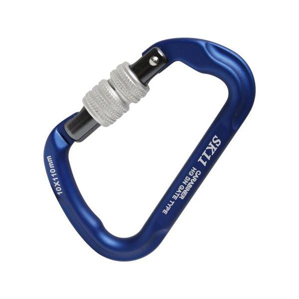 在庫状況：お取り寄せ/取引先在庫あり2日〜4日で出荷/◆アルミ鍛造製で軽量、高強度、高品質のカラビナ◆簡易工具つりさげ◆鍛造アルミ極太カラビナ使用で軽量で耐久性があり安心/[SACHGNブル]