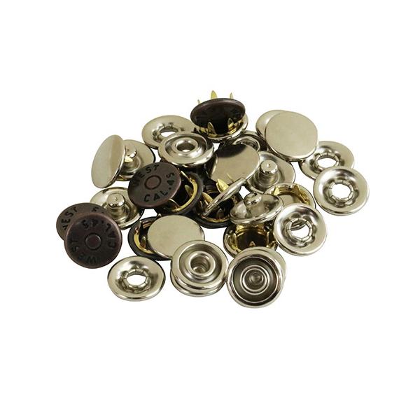 在庫状況：お取り寄せ/取引先在庫あり2日〜4日で出荷/◆ジーンズ調仕上のクラシックな風合いが特長の、12mmタイプのホックスナップボタンです。/[NO33MTSK11]