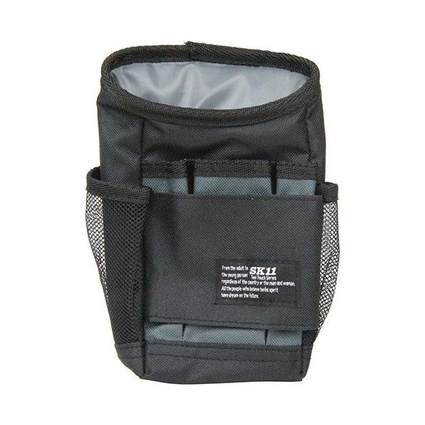 在庫状況：お取り寄せ/取引先在庫あり2日〜4日で出荷/◆携帯用品をスマートに収納できます◆携帯用品の収納◆丸型ポケットタイプ/[F712GRAY]