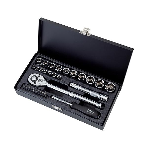 在庫状況：お取り寄せ/取引先在庫あり2日〜4日で出荷/◆72山ギア採用のラチェットハンドル狭い場所でも作業性抜群です。/[ESR2430M]