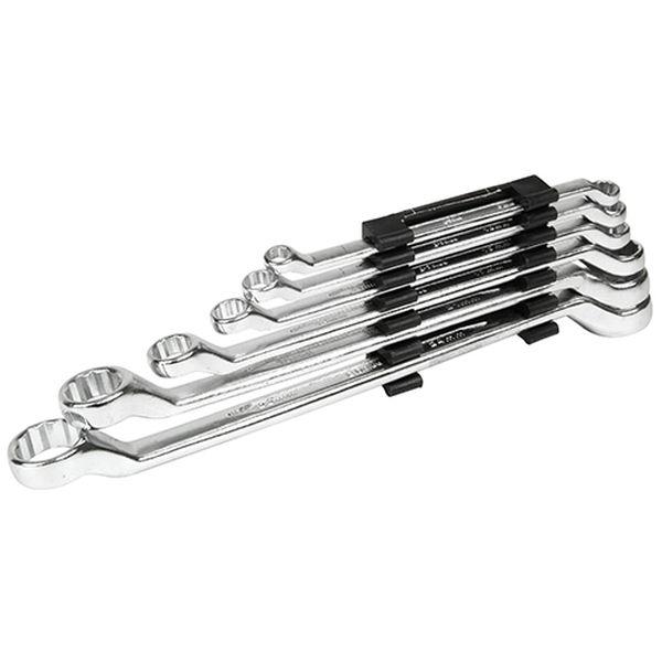 在庫状況：お取り寄せ/取引先在庫あり2日〜4日で出荷/◆便利な6本組のメガネレンチセット◆六角ボルト、ナットの締付け、緩め作業◆よく使うサイズをセット組しました/[EMW06SEVALUE]