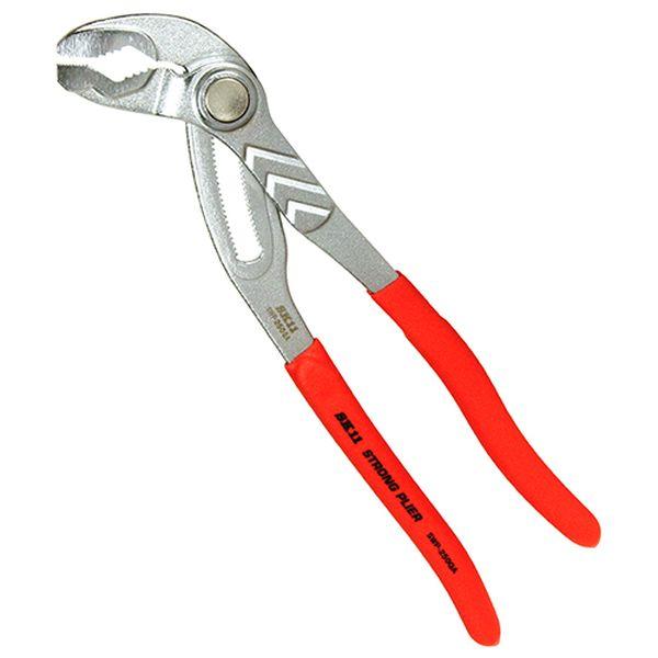 在庫状況：お取り寄せ/取引先在庫あり2日〜4日で出荷/◆ボタンをプッシュするだけで素早い口開き調整が可能◆水道まわりの修理、配管作業自動車、機械の整備、電設作業◆特殊菱形口形状は、3点接触によるてこの原理で高いグリップ力を発揮し、パイプやボ...