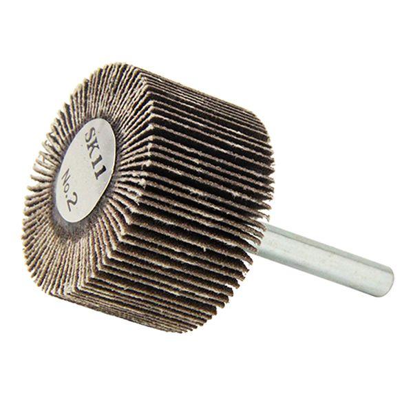 在庫状況：お取り寄せ/取引先在庫あり2日〜4日で出荷/最高使用回転数以下でご使用ください。軸を2/3以上入れてチャックしてください。◆サンドペーパーの研磨力と適度な弾性で対象物をなめらかに磨きます◆金属の内面、表面研磨、サビ落とし、塗装はが...