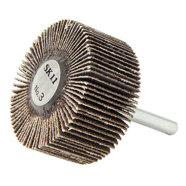 在庫状況：お取り寄せ/取引先在庫あり2日〜4日で出荷/最高使用回転数以下でご使用ください。軸を2/3以上入れてチャックしてください。◆サンドペーパーの研磨力と適度な弾性で対象物をなめらかに磨きます◆金属の内面、表面研磨、サビ落とし、塗装はが...