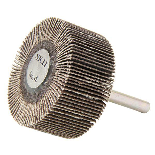 在庫状況：お取り寄せ/取引先在庫あり2日〜4日で出荷/最高使用回転数以下でご使用ください。軸を2/3以上入れてチャックしてください。◆サンドペーパーの研磨力と適度な弾性で対象物をなめらかに磨きます◆金属の内面、表面研磨、サビ落とし、塗装はが...