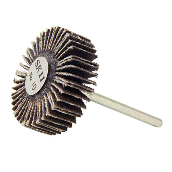 在庫状況：お取り寄せ/取引先在庫あり2日〜4日で出荷/最高使用回転数以下でご使用ください。軸を2/3以上入れてチャックしてください。◆サンドペーパーの研磨力と適度な弾性で対象物をなめらかに磨きます◆金属の内面、表面研磨、サビ落とし、塗装はが...