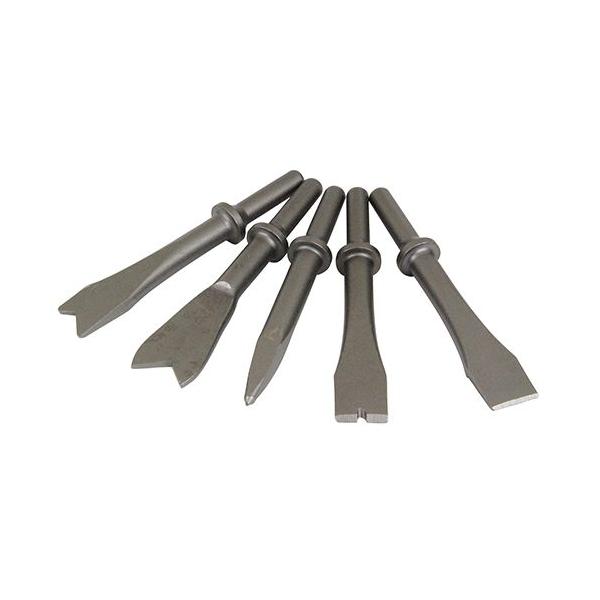 在庫状況：お取り寄せ/取引先在庫あり2日〜4日で出荷/◆5種類の形状のチゼルをパックにした便利なセット◆コンクリート・モルタル等のハツリ作業、金属の切断作業等◆エアーハンマー用のチゼル・適合機種：SK11エアーハンマー(AHM-661K)/...