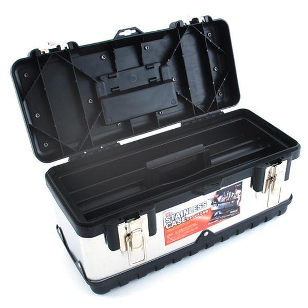 在庫状況：お取り寄せ/取引先在庫あり2日〜4日で出荷/◆強度とデザイン性を兼ね備えたステンレスボディ◆道具、工具、小物等の収納保管、運搬◆ステンレスボディで、強度とデザイン性を兼ね備えています/[FSK001SK11]