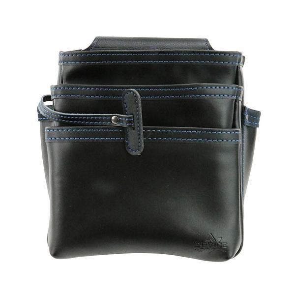 在庫状況：お取り寄せ/取引先在庫あり2日〜4日で出荷/◆本革を使用した丈夫な腰袋です◆便利なテープフッカー付きです◆電工用腰袋です/[DVCKZ25]