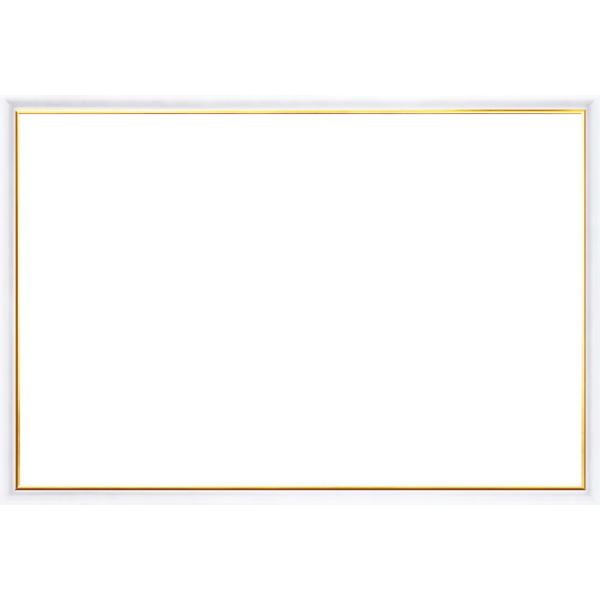 在庫状況：お取り寄せ/※画像はイメージです。実際の商品とは異なる場合がございます。※お手持ちのジグソーパズルのサイズをよくご確認の上ご購入下さい。ウッディーパネル エクセレント ゴールドライン シャインホワイト【10】(サイズ：50.0cm...