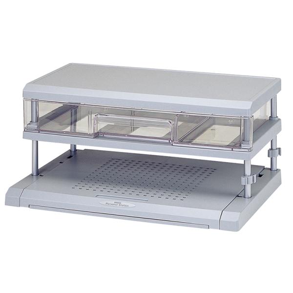 在庫状況：お取り寄せ/7日〜10日で出荷/◆ノートパソコンを畳んで収納できます◆デスクトップをスッキリ整理できます・組立：お客様組立/[HMRY4603GY]